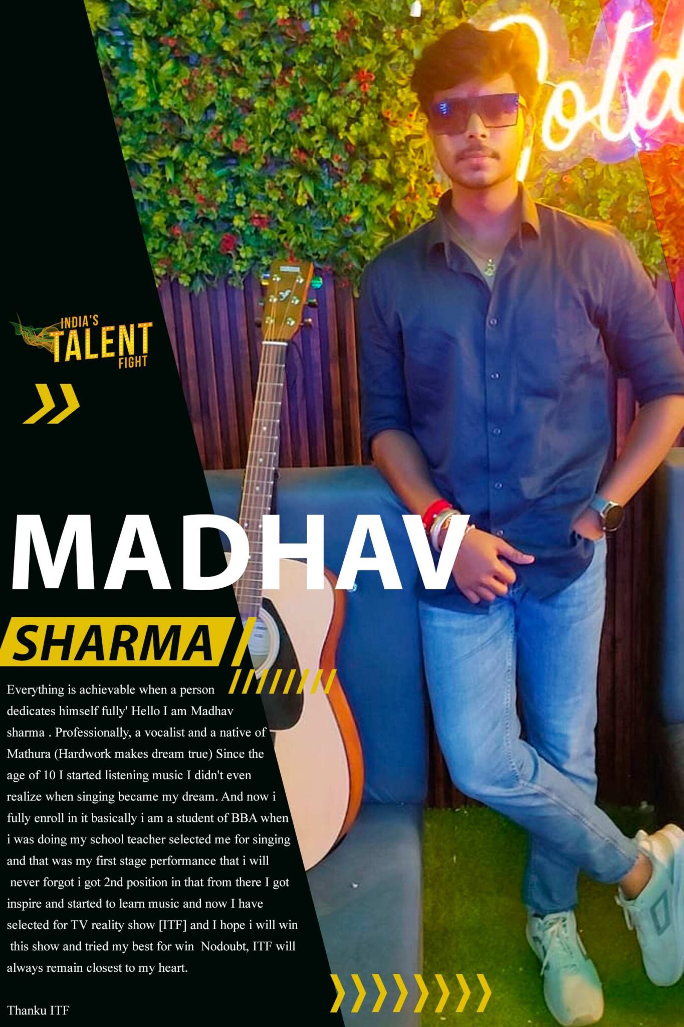 ITF MADHAV SHARMA SINGER MATHURA - ITF