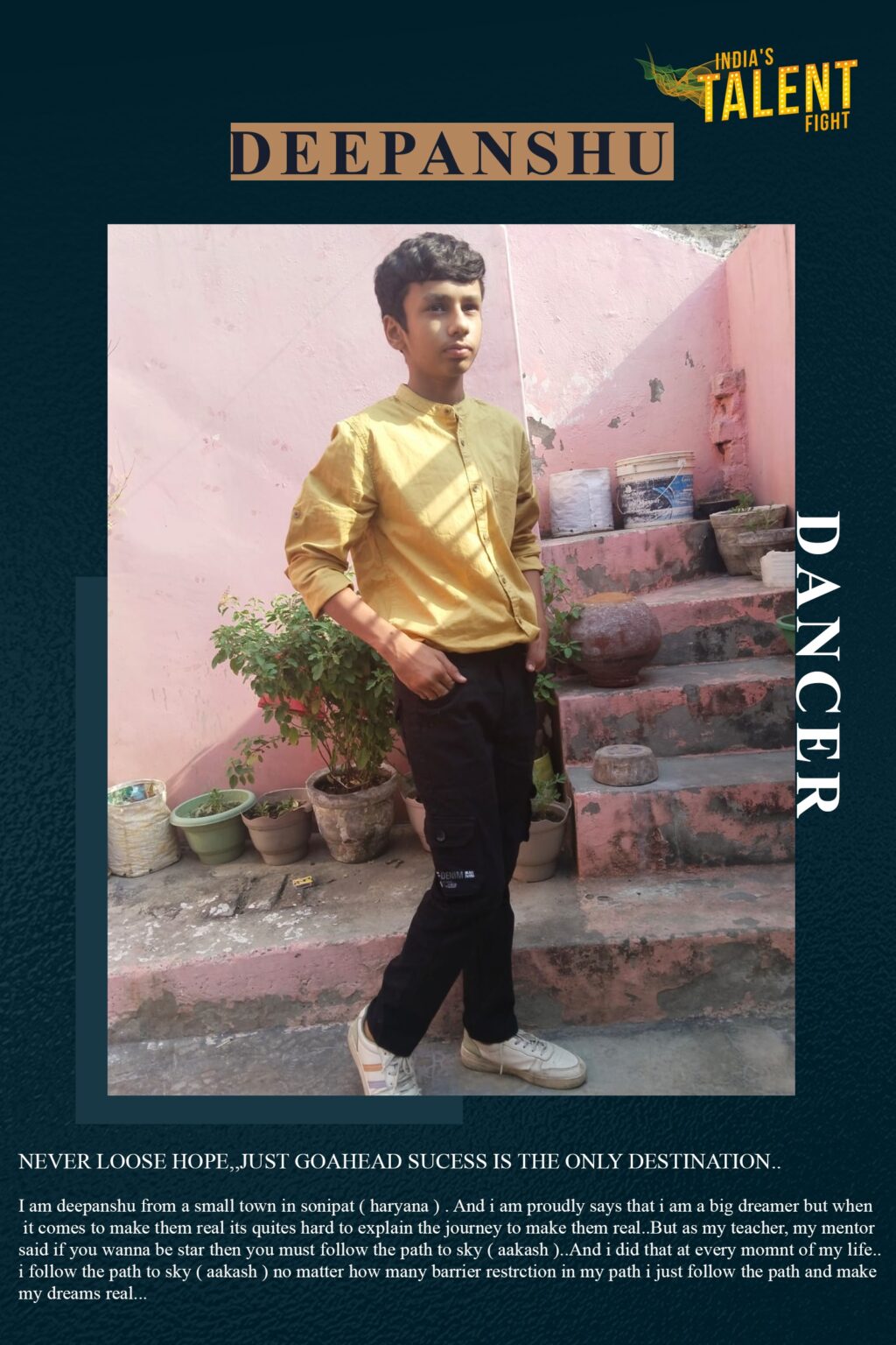 ITF DANCER DEEPANSHU SONIPAT - ITF