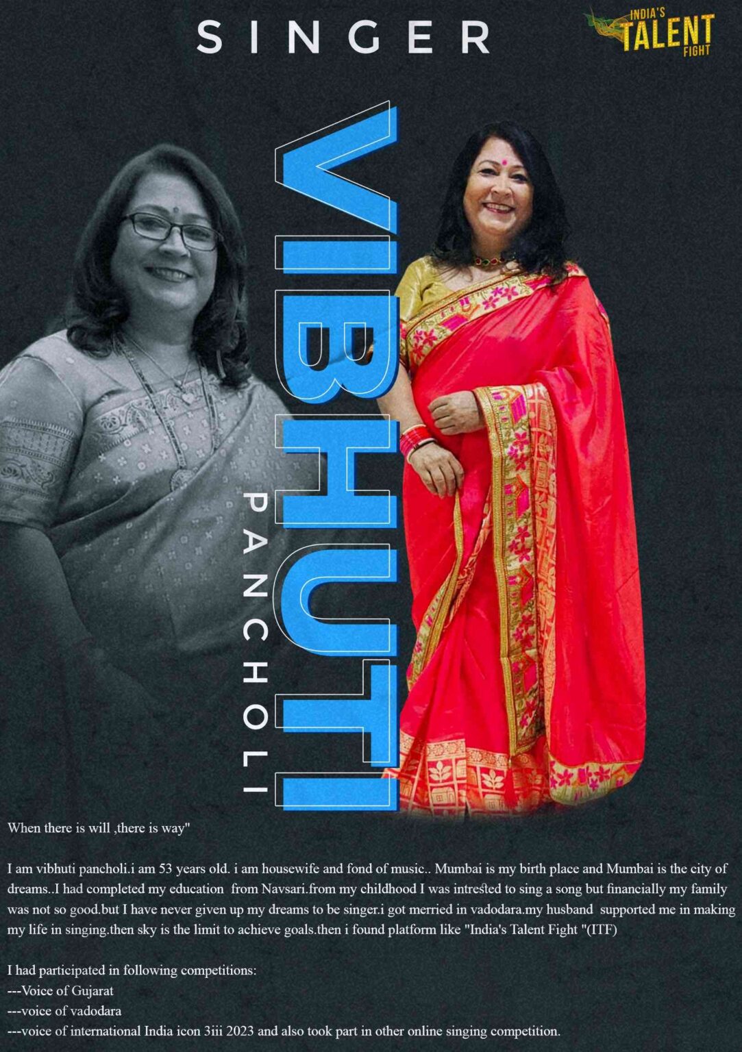 ITF SINGER VIBHUTI PANCHOLI VADODARA - ITF